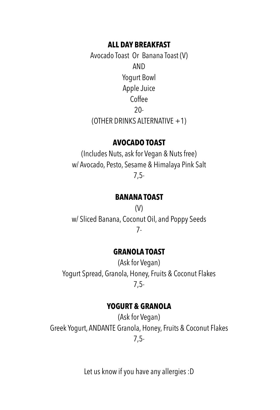 Café – Andante Coffee